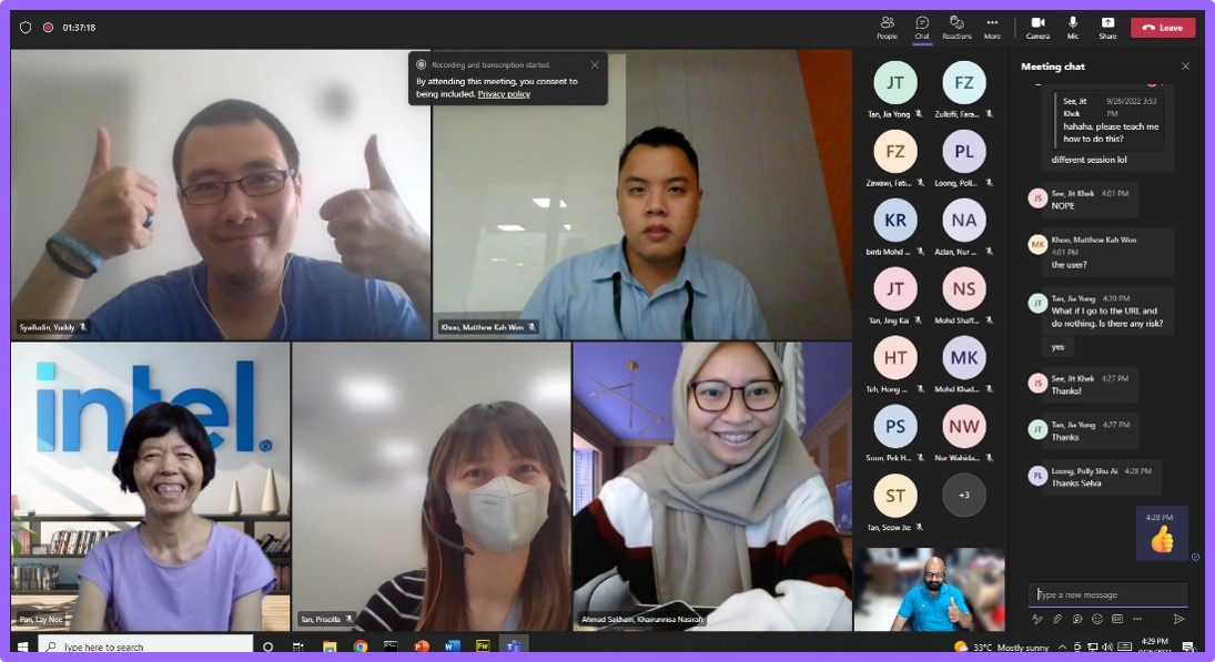 Dr. Selvakumar Manickam shares Cyber Awareness with Intel Technology ...