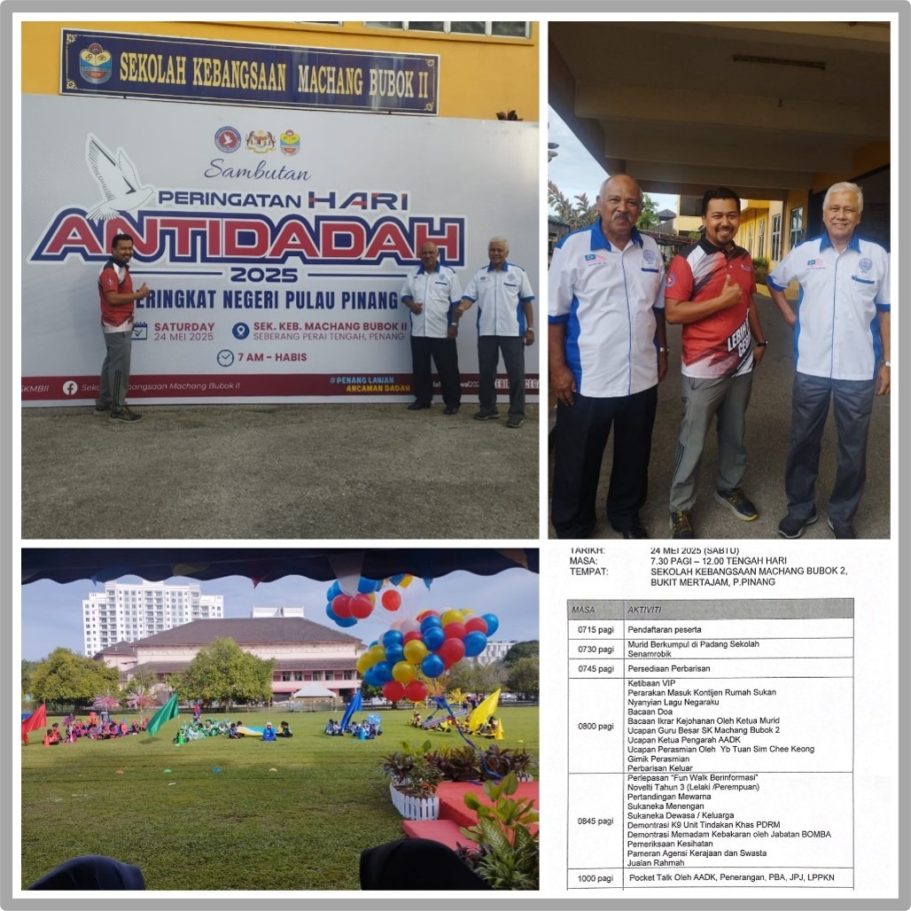 MCPF Penang supports Anti-Drug Day at SK Machang Bubuk 2, SPT – MCPF Penang